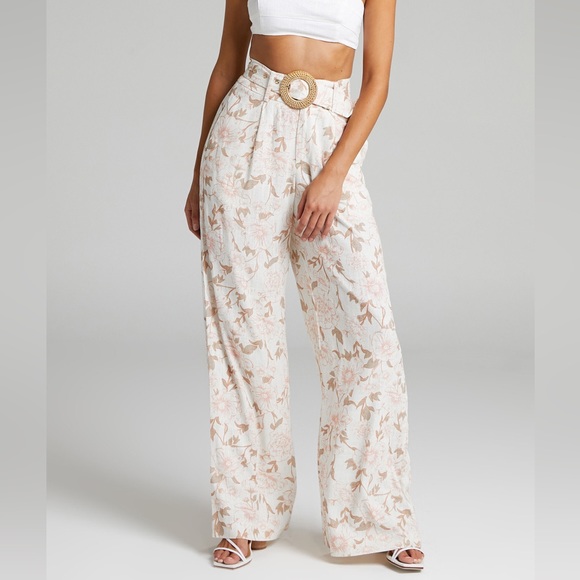 Showpo. | Pants & Jumpsuits | Nwt Showpo Amalie Clarette Cotton Belted ...